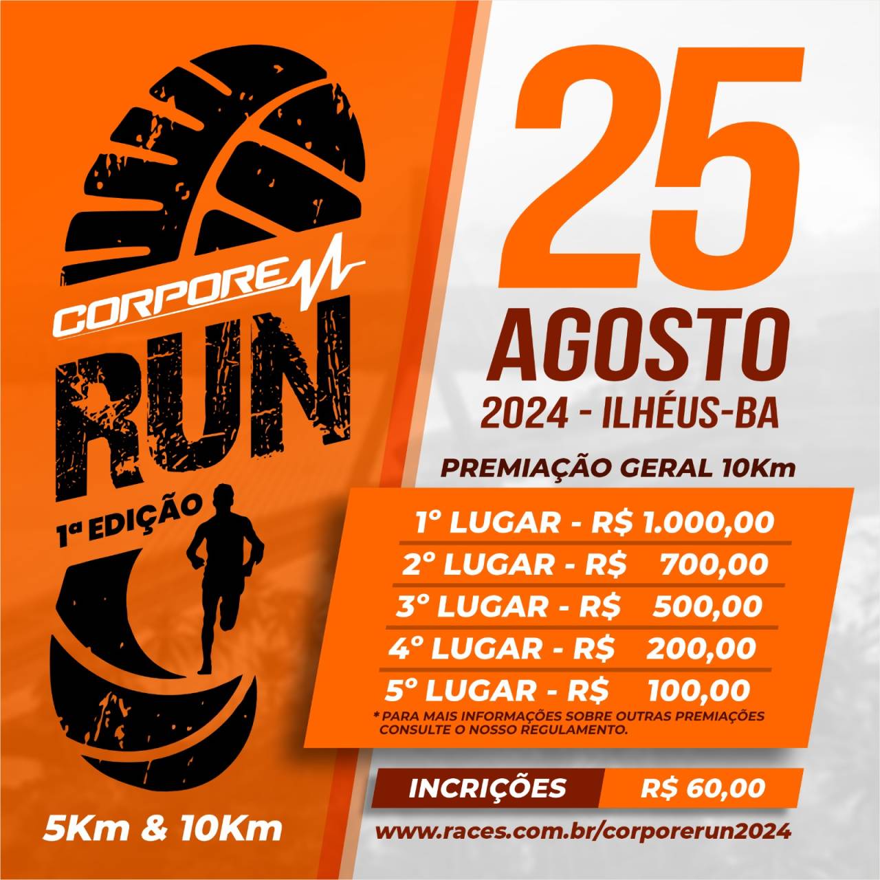 RACES.COM.BR - 1ª CORPORE RUN